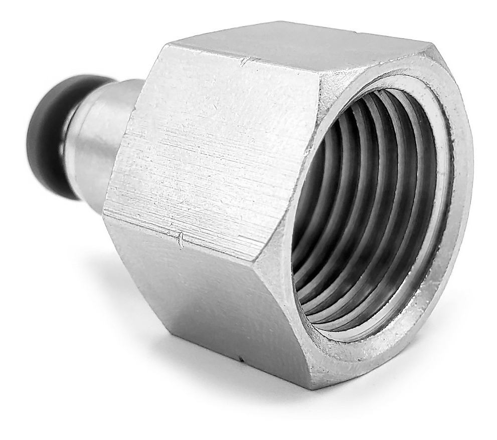 5 Pz De Conector/racor Neumático Recto Hembra 1/2 Npt X 6mm | Instrutek